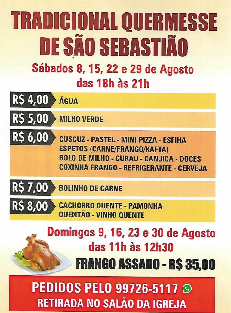Quermesse – Paróquia São Sebastião